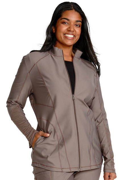 CHEROKEE FORM Zip Front Jacket Tops CK390 – ScrubHaven