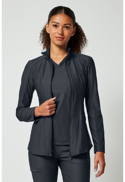 CHEROKEE FORM Zip Front Jacket Tops CK398 – ScrubHaven