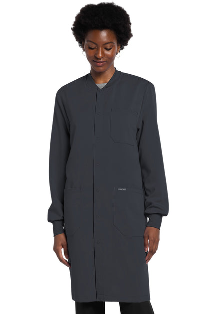 PROJECT LAB 40" Snap Front Lab Coat Tops CK402A – ScrubHaven